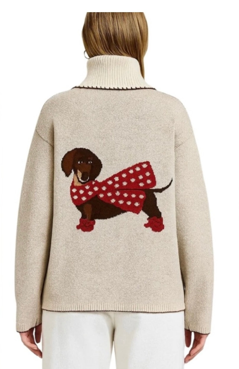 Dog Knit Cardigan – Signature Edition Dachshund – Henry Ellis